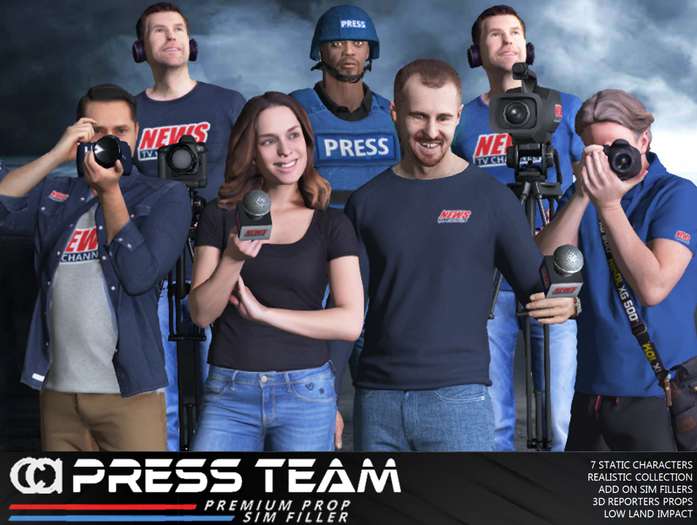 Second Life Marketplace - [CA] THE PREMIUM PROPS PRESS TEAM